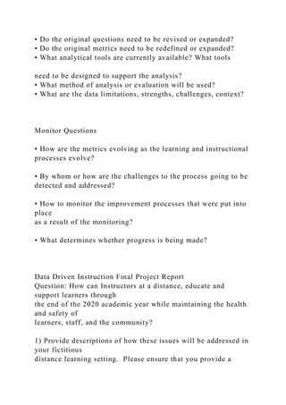Data Driven Instructional Decision MakingA framework.docx