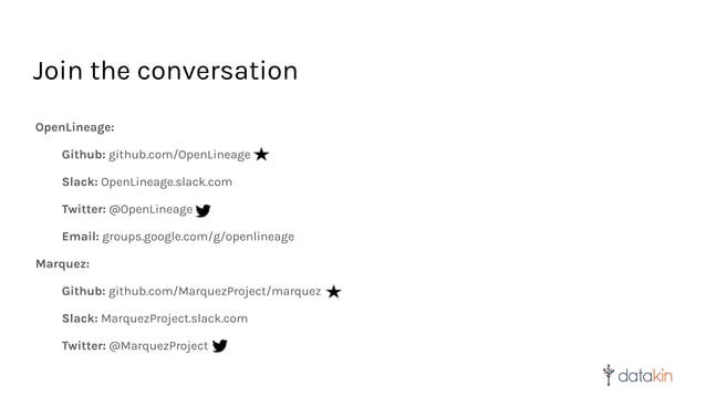 Data pipelines observability: OpenLineage & Marquez | PPT