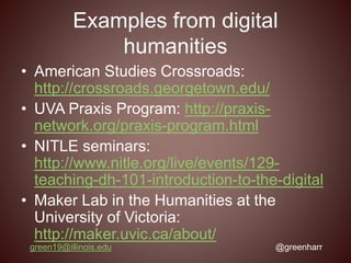 Libraries and Digital Pedagogy: Faculty-Librarian Partnerships for ...