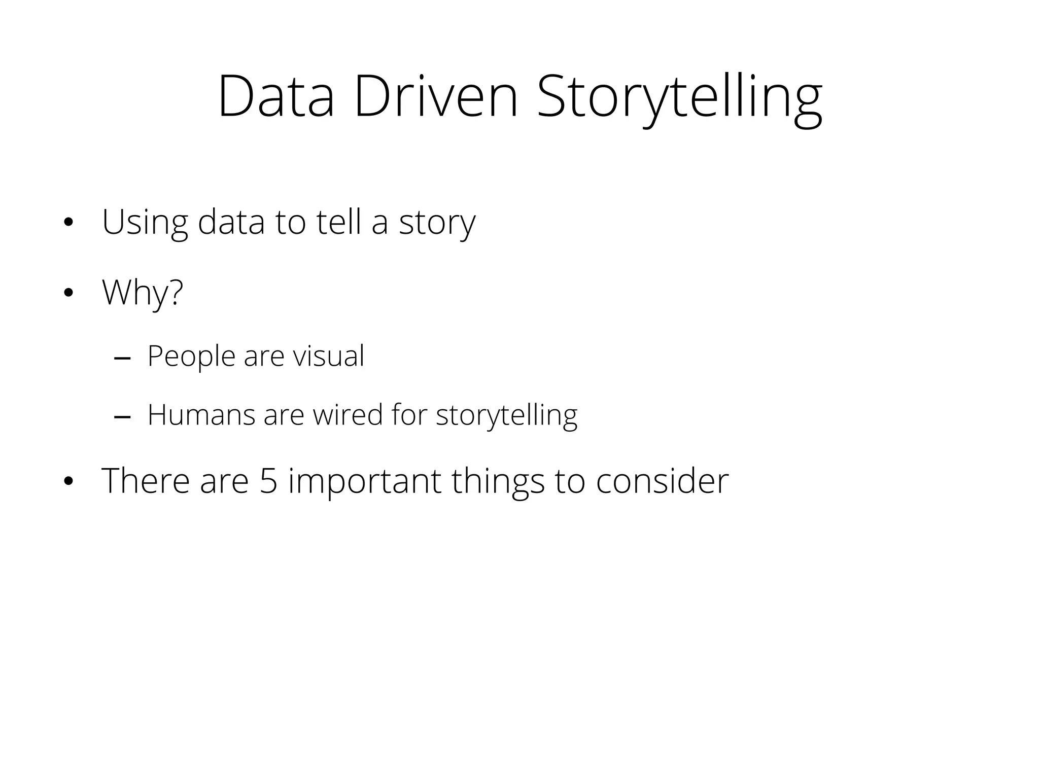 Data Driven Storytelling | PDF