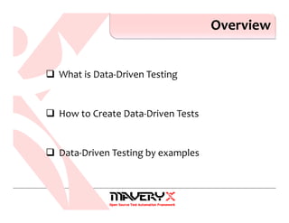 Data Driven Testing | PDF