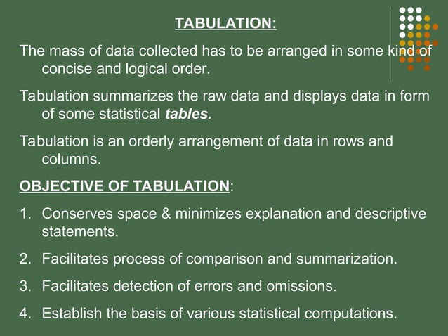 A Data Editing Coding And Tabulationppt