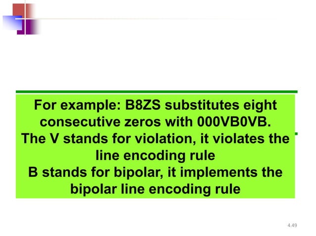 Data Encoding In Data Communication Pptx