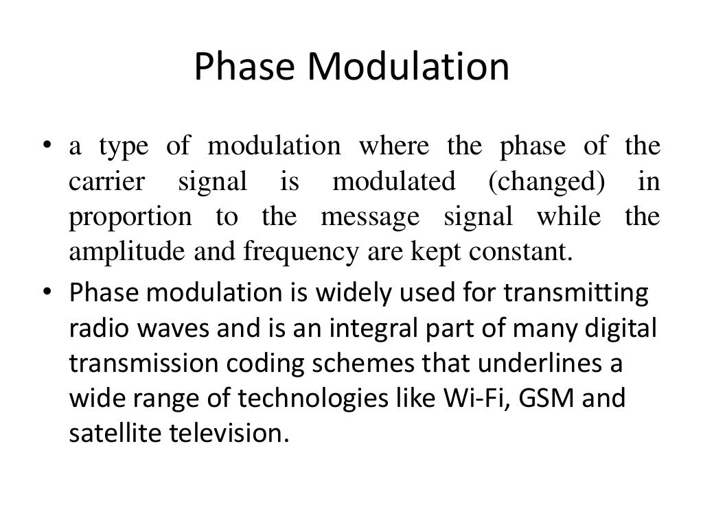Data Encoding And Modulation