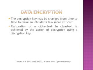 Data encryption, Description, DES | PPT