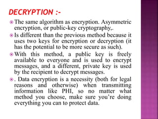 Data encryption | PPT