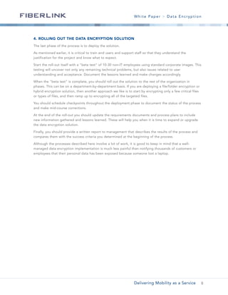 Data Encryption Is Hard To Do Fiberlink | PDF | Computer Software and ...