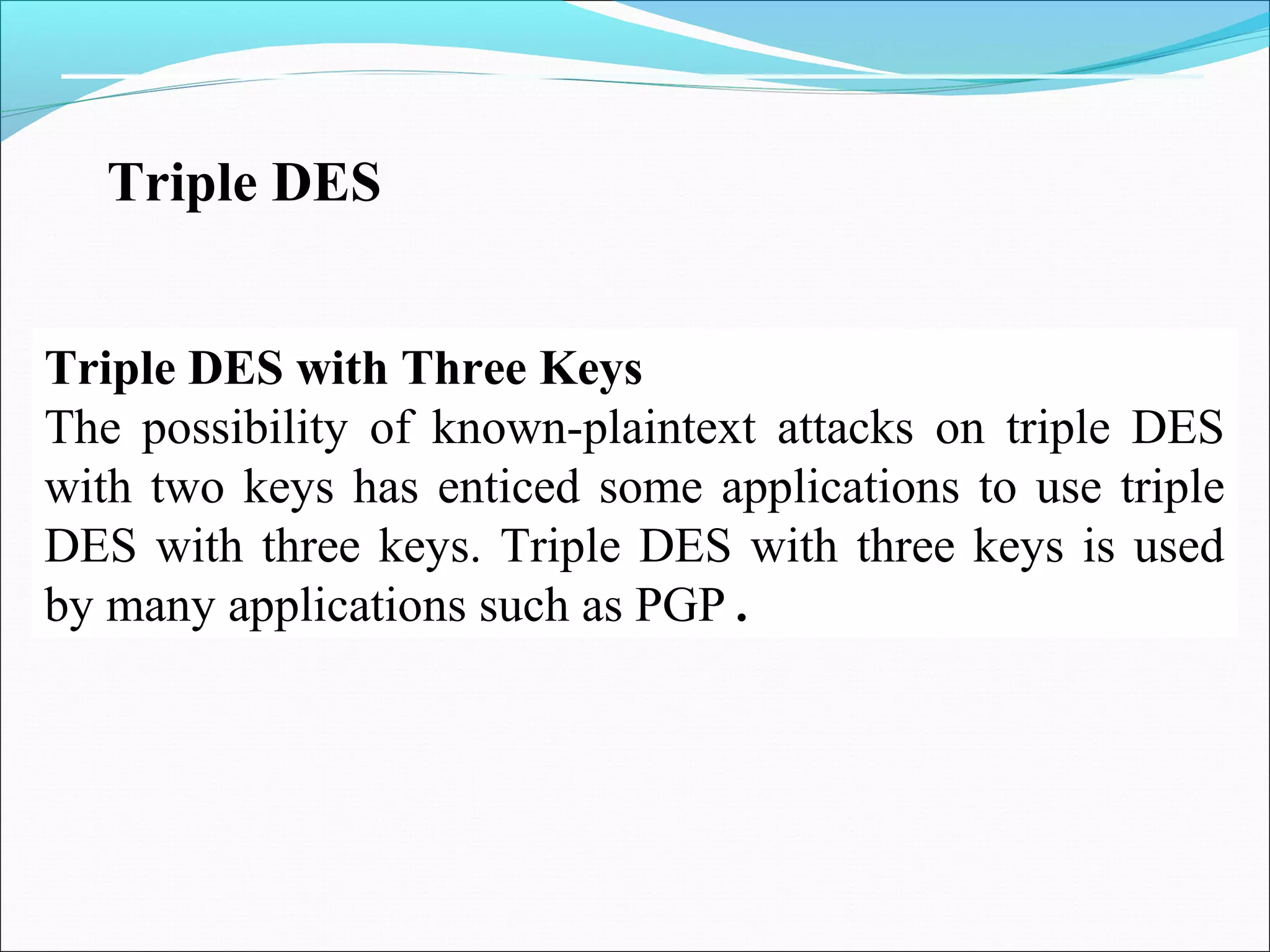 Data encryption standard | PPT