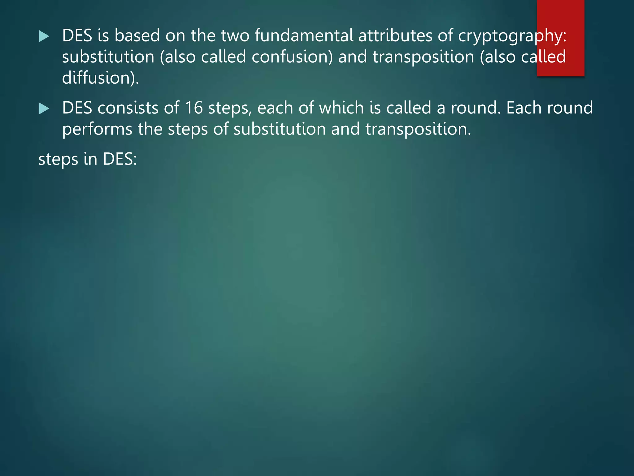 Data Encryption Standards 1pptx 