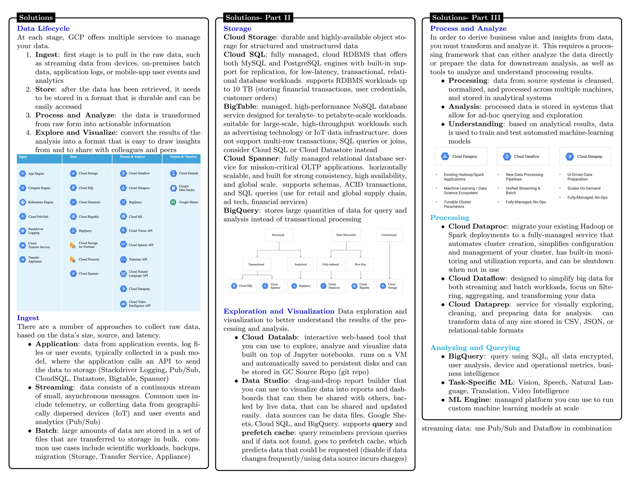 Data Engineering on GCP | PDF