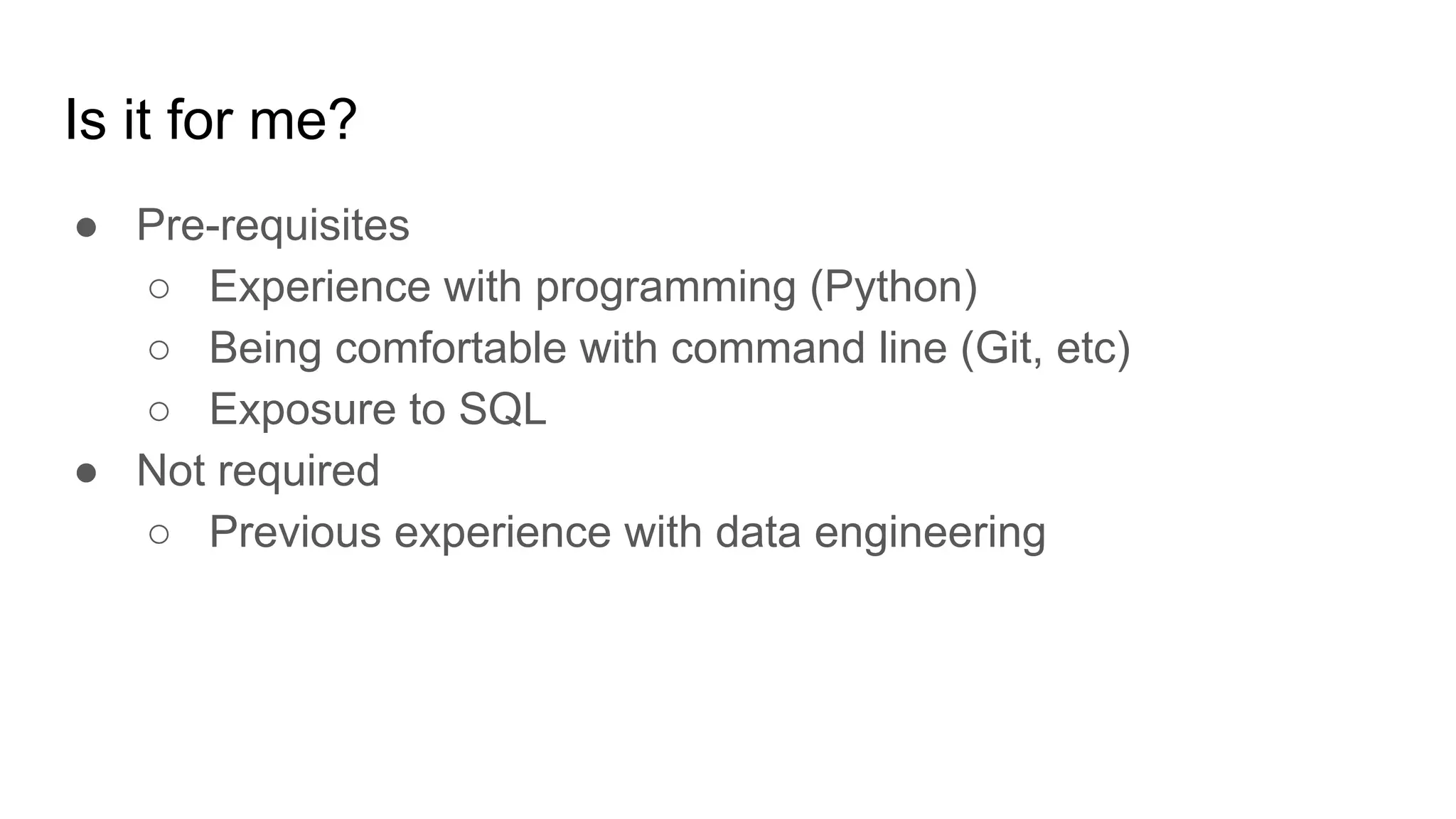 Data engineering zoomcamp introduction | PDF