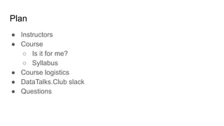 Data engineering zoomcamp introduction | PDF