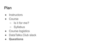 Data engineering zoomcamp introduction | PDF