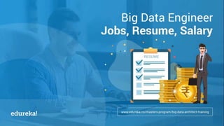 Big Data Engineer Job, Resume, Salary | Edureka | PPT