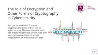 The role of encryption and forms of cryptography | PPT