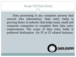 Data entry india | PPTX