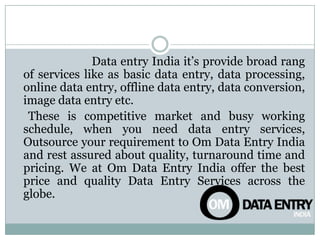 Data entry india | PPTX
