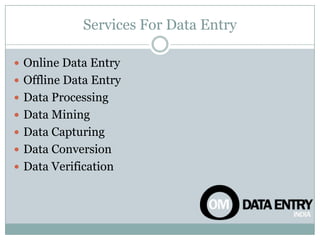 Data entry india | PPTX
