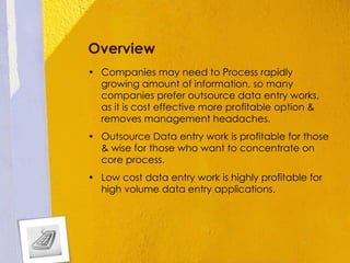 Data entry & it support | PPT