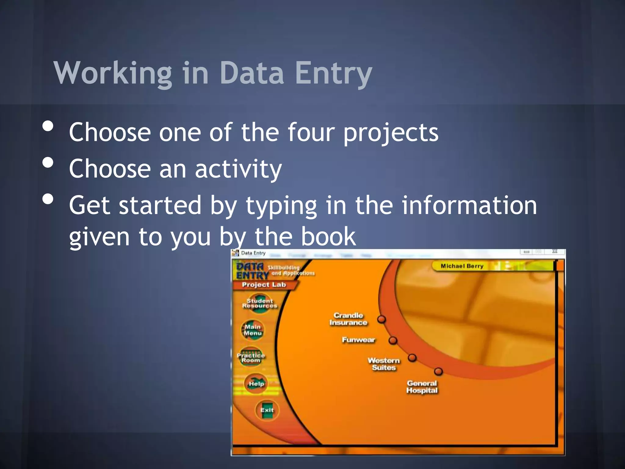 Data entrypresentation | PPTX | Technology & Computing