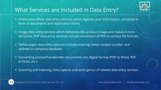 SunTec’s Efficient Data Entry Services | PPT
