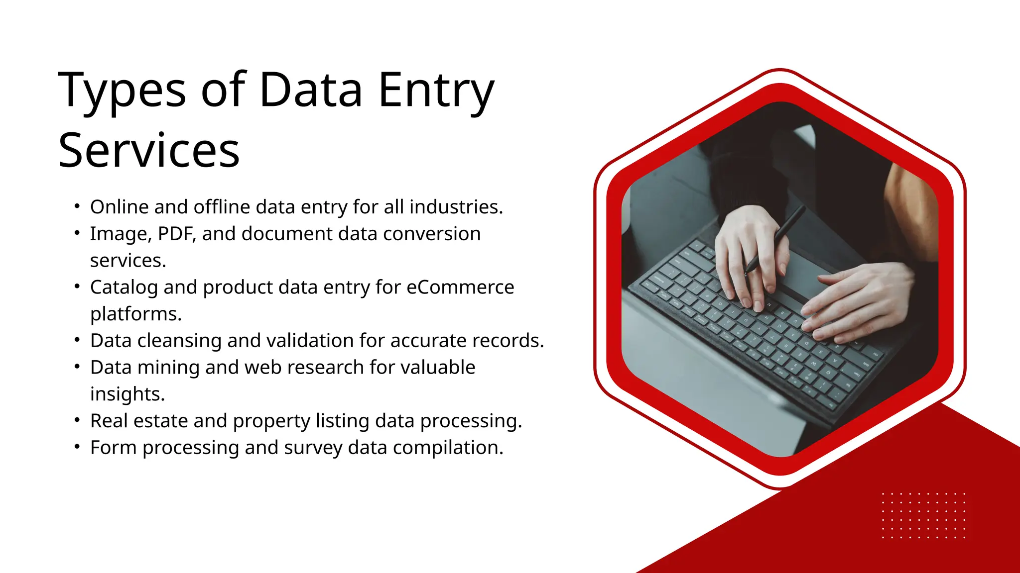 Professional Data Entry Services | Gtechwebindia | PPTX