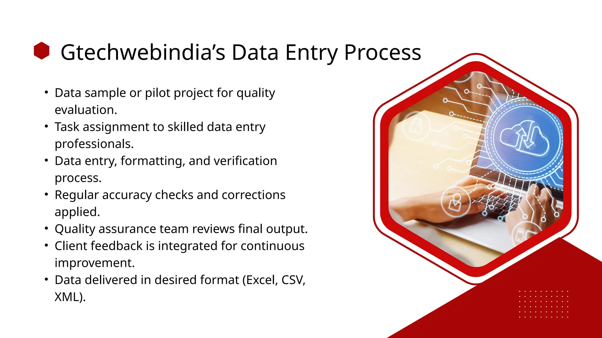 Professional Data Entry Services | Gtechwebindia | PPTX
