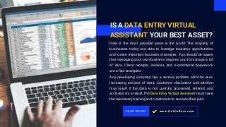 Data Entry Virtual Assistant | GetCallers | PPT
