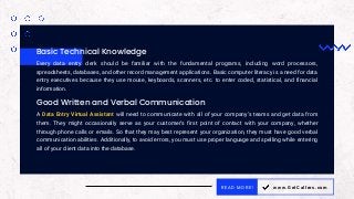 Data Entry Virtual Assistant | GetCallers | PPT