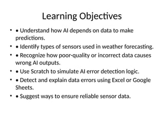 Data Errors in Artificial Intelligence (AI) | PPTX