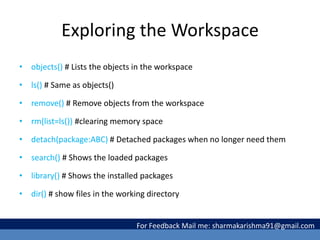 Data exploration in r | PPTX