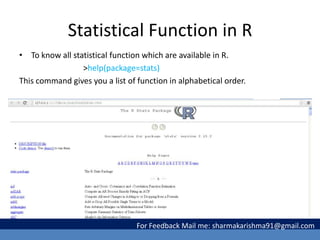 Data exploration in r | PPTX