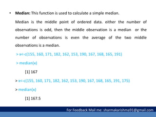 Data exploration in r | PPTX