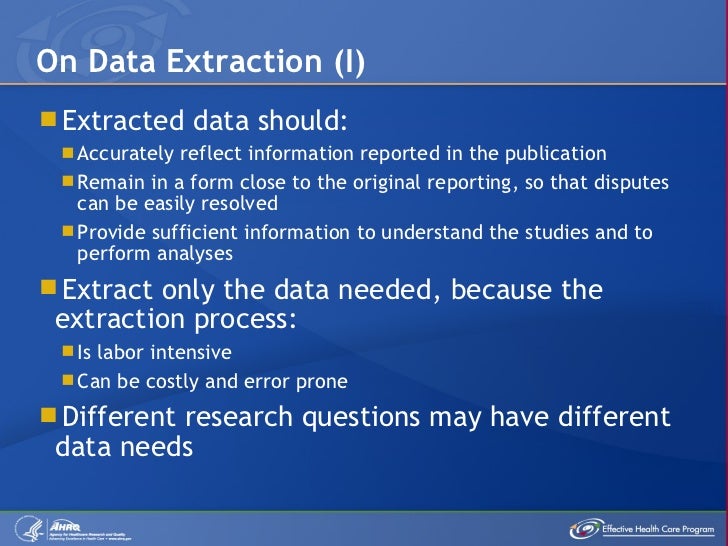 Data Extraction
