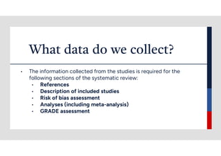 Data Extraction for Systematic Reviews - Dr Ekpereonne Esu | PDF