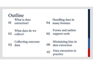 Data Extraction for Systematic Reviews - Dr Ekpereonne Esu | PDF