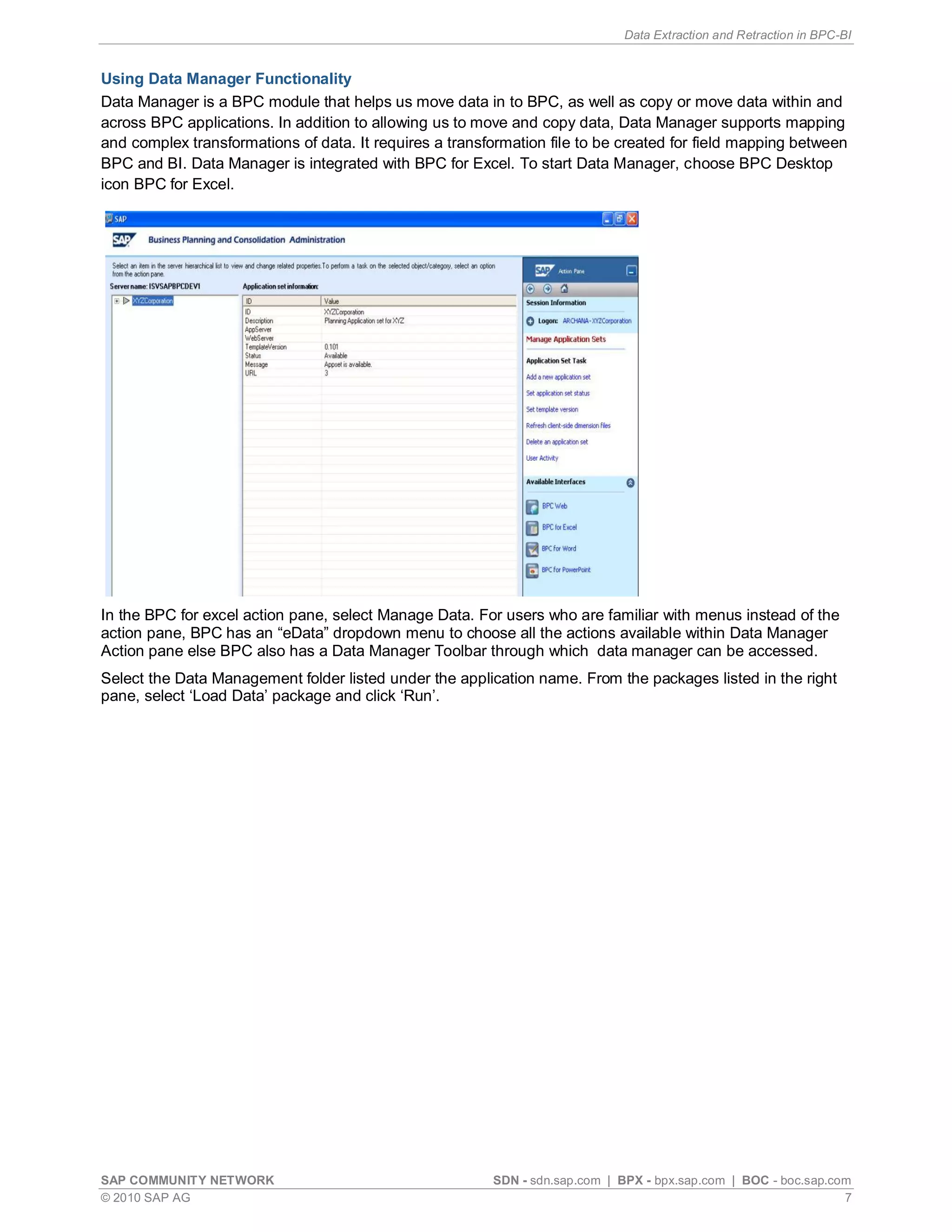 Data extraction and retraction bpc bi | PDF