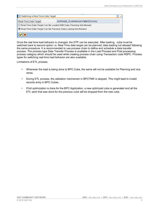 Data extraction and retraction bpc bi | PDF