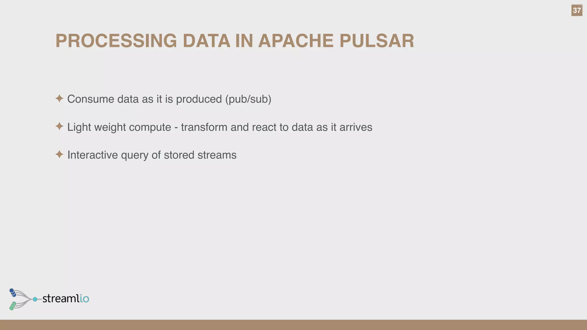 Creating Data Fabric for #IOT with Apache Pulsar | PPT