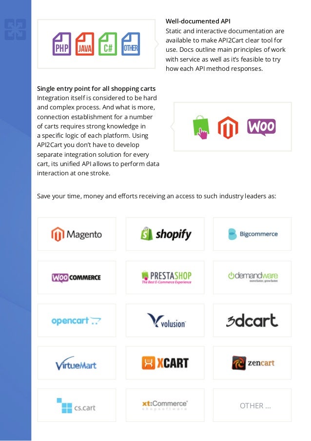 Data Feed Management API Integration via API2Cart Data Feed Management API Integration via API2Cart
