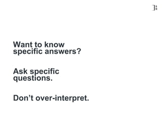 Data Festival London Presentation - Marcin Zaba | PPT