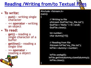 Data file handling | PPTX