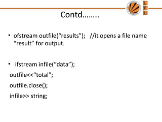 Data file handling | PPT