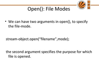 Data file handling | PPT