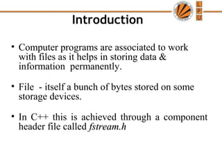 Data file handling | PPT