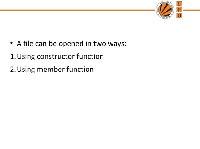 Data file handling | PPT
