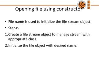 Data file handling | PPT