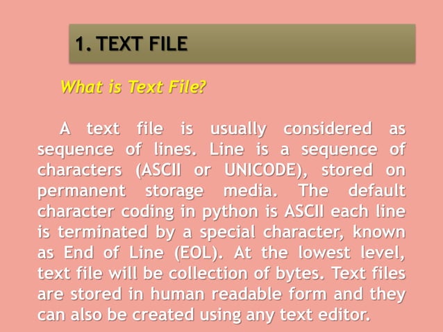 Data File Handling In Python Programming Ppt