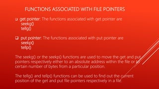 Data file handling in c++ | PPT