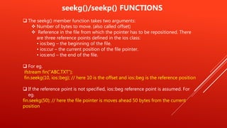Data file handling in c++ | PPT